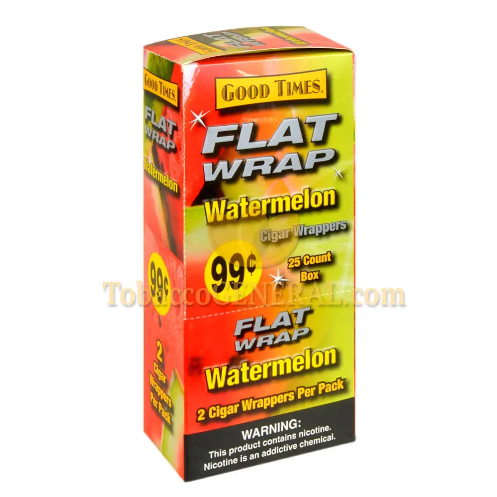 Good Time Flat Wrap 2F.99 25 Ct Watermelon – Southland Distribution
